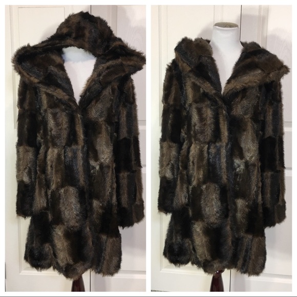 Midnight Velvet | Jackets & Coats | Midnight Velvet Faux Fur Coat ...